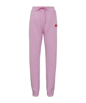 MSGM 3d Follow The Rabbit Embroidery Joggers