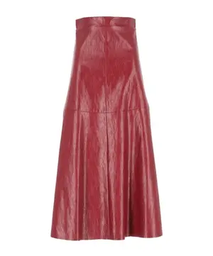 Federica Tosi Fla Leather Skirt