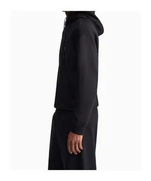 Giorgio Armani Regular Fit Double Micromodal Jersey Hoodie