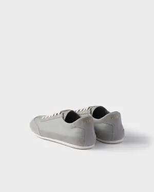 Prada Suede And Fabric Sneakers
