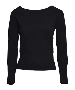 Max Mara Long-sleeved Knitwear - Black