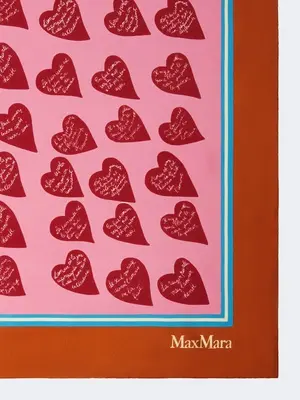 Max Mara Square Silk Scarf