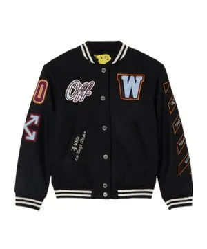 Off-White Patch Varsity Jacket