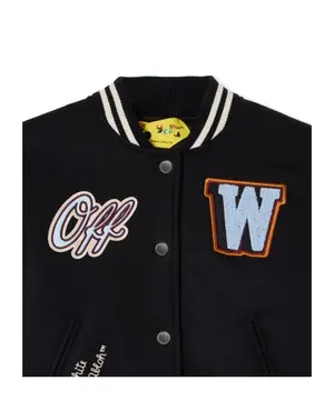 Off-White Patch Varsity Jacket
