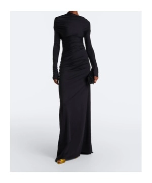 Victoria Beckham Draped Jersey Gown