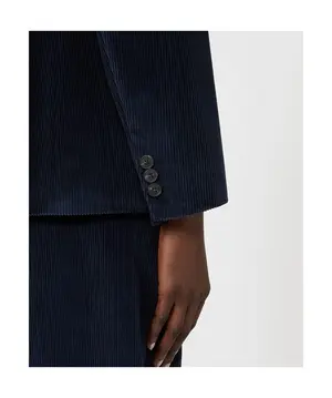 Max Mara Cotton Corduroy Velvet Blazer