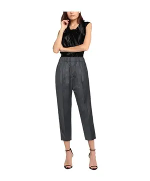 Brunello Cucinelli Solid Color Casual Trousers