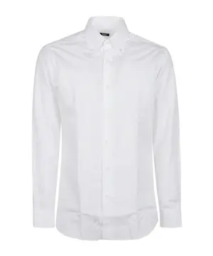 BARBA NAPOLI Long-sleeved Shirt - White