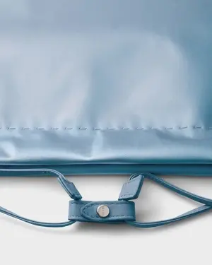 Prada Leather Drawstring Clutch