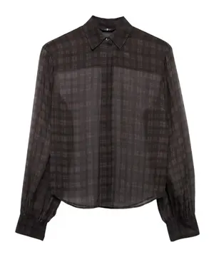 7 For All Mankind Lantern-sleeve Shirt