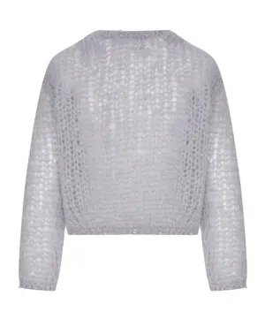 FORTE_FORTE Long-sleeve Open-front Cardigan
