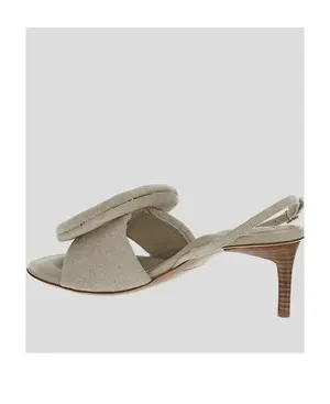 Jacquemus Cuscinu Slingback Sandals - Nude