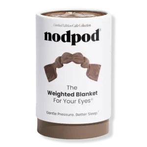 NODPOD Weighted Blanket For Your Eyes Cafe Collection - Mocha