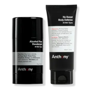 Anthony Deodorant + No Sweat Duo