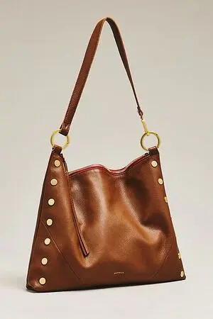 HAMMITT Kyle Leather Shoulder Bag - Chocolate