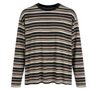 FRONT ROW SHOP Shapeable Stripe T-shirt