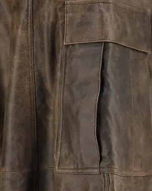 R13 Leather Cargo Pants