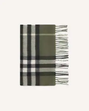 Burberry Check Cashmere Scarf
