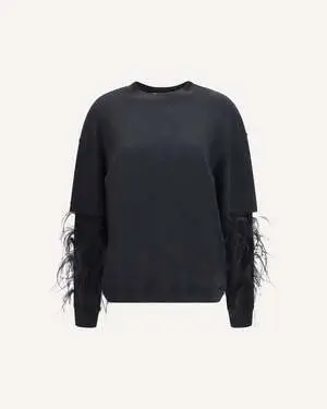 DARKPARK Troy Double-sleeve Feather Top