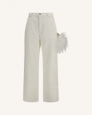 DARKPARK Lisa Feather Chain Corduroy Pants