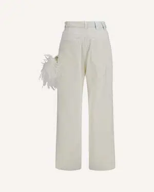 DARKPARK Lisa Feather Chain Corduroy Pants