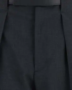 DARKPARK Ronda Wool Pants With Leather Belt