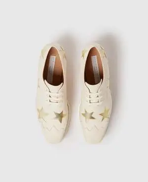 Stella McCartney Metallic Star Elyse Platforms