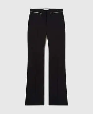 Stella McCartney Zip-detail Straight-leg Trousers - Black