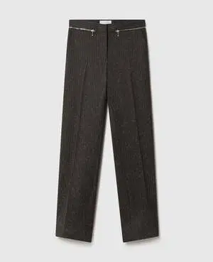 Stella McCartney Zip-detail Straight-leg Trousers