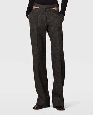 Stella McCartney Zip-detail Straight-leg Trousers