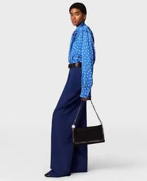 Stella McCartney Star Print Bow-tie Satin Shirt