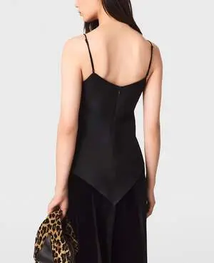 Stella McCartney Lace-trim Satin Cami Top