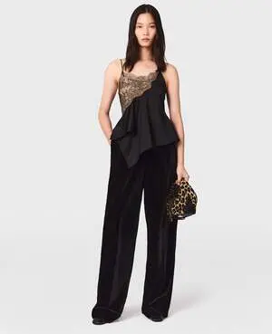 Stella McCartney Lace-trim Satin Cami Top