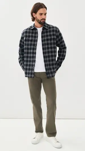 Joe's Jeans Plaid Double Flap Pocket Shirt