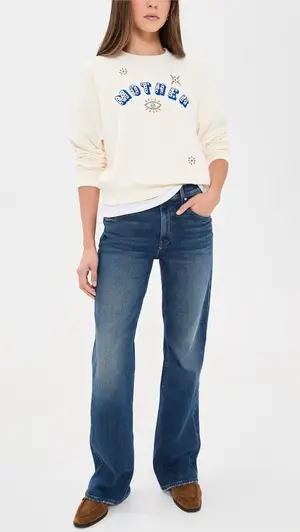 MOTHER The Bookie Sneak Jeans