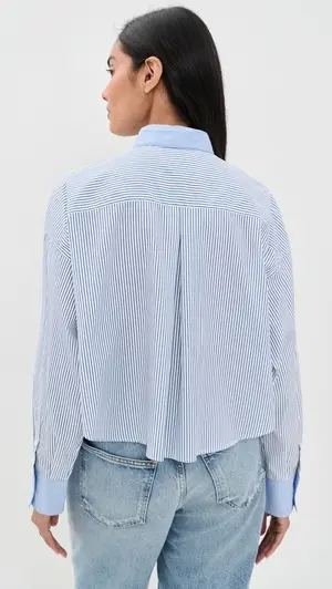 Rag & Bone Marin Multi Stripe Shirt - Blumltistp