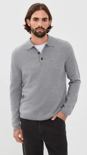 Joe's Jeans Merino Polo Sweater