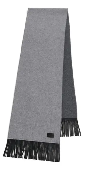 Rag & Bone Brooke Fringe Scarf - Pearl Grey Multi
