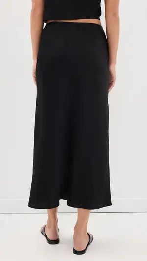 LESET Barb Bias Midi Skirt