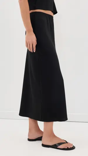 LESET Barb Bias Midi Skirt