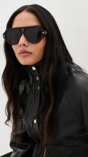 Bottega Veneta Dizzy Aviator Sunglasses
