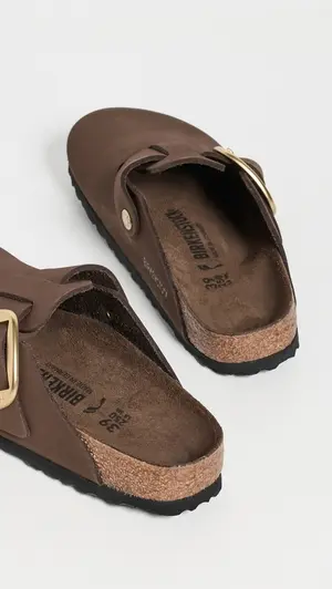 BIRKENSTOCK Boston Big Buckle Tonal Clogs