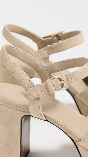 Vince Ericka Suede Platform Sandals