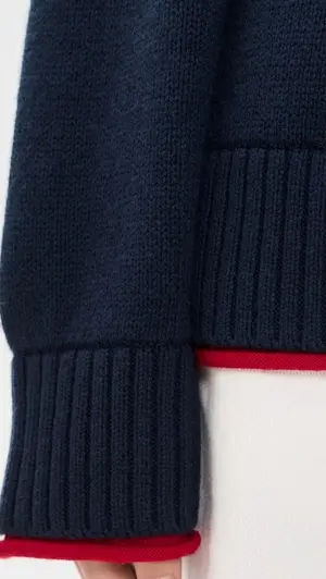 Rag & Bone Hazel Roll Neck Sweater - Navy