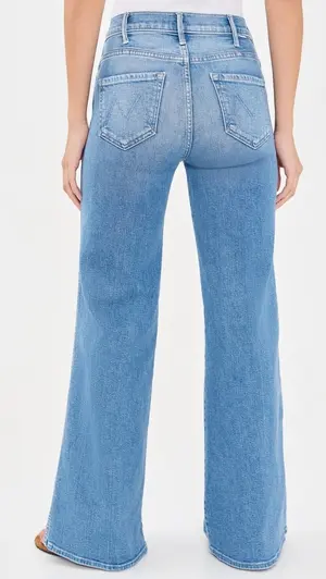 MOTHER Hustler Roller Double Sneak Jeans