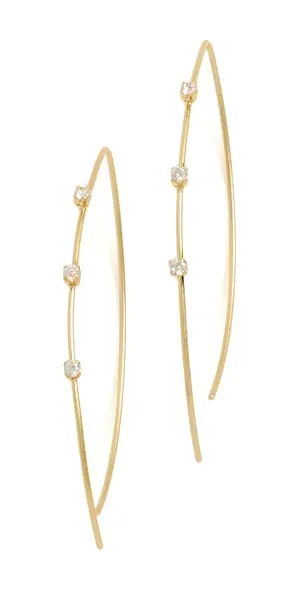 Shashi Oleander Hoop Earrings