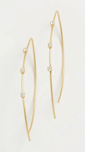 Shashi Oleander Hoop Earrings
