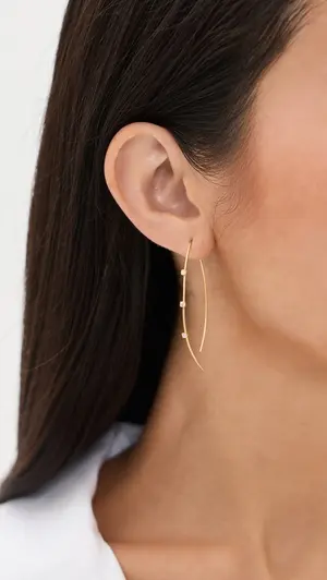Shashi Oleander Hoop Earrings