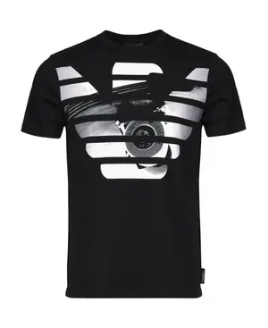 Emporio Armani Logo T-shirt - Black