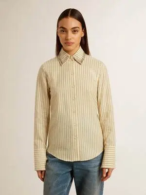 GOLDEN GOOSE Striped Buttoned Shirt